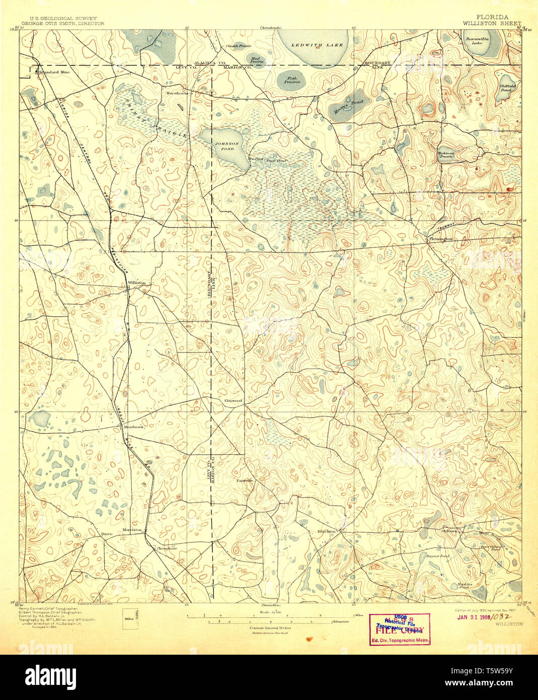 Map of williston hi-res stock photography and images - Alamy
