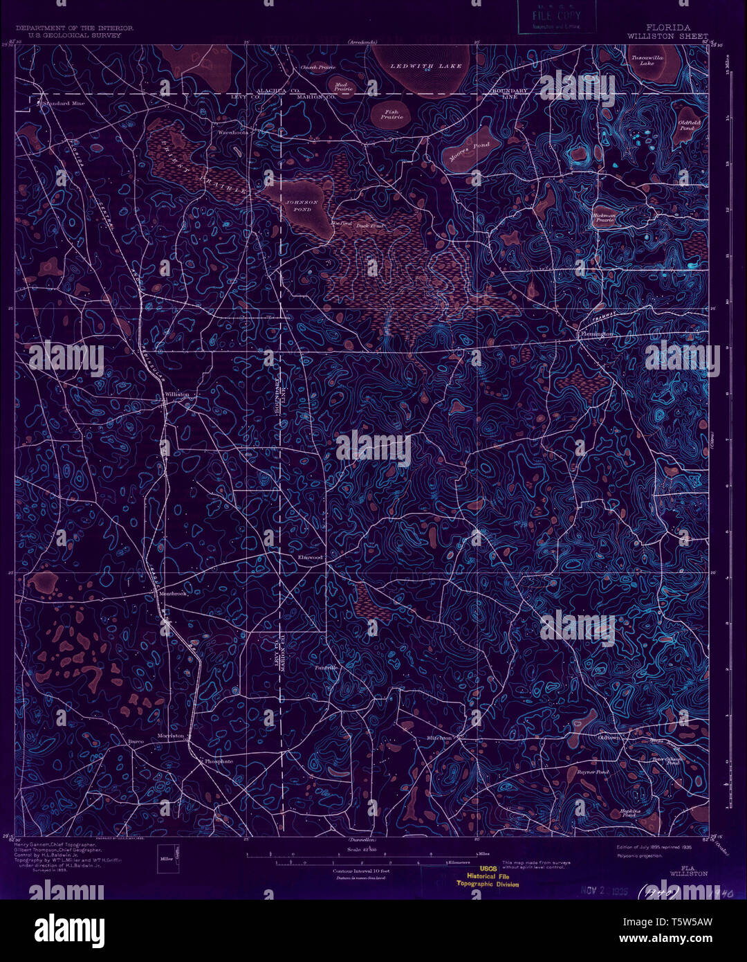 Map of williston hi-res stock photography and images - Alamy