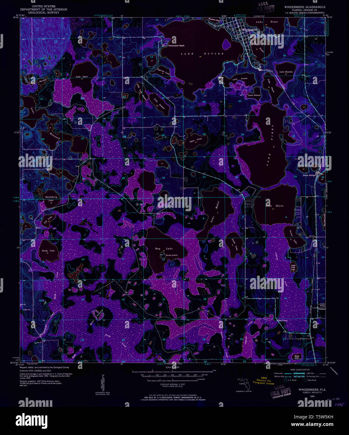 Maps of windermere hi-res stock photography and images - Alamy