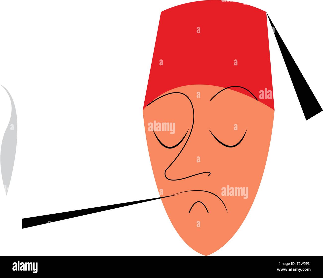 Hat costume traditional dress Stock Vector Images - Alamy