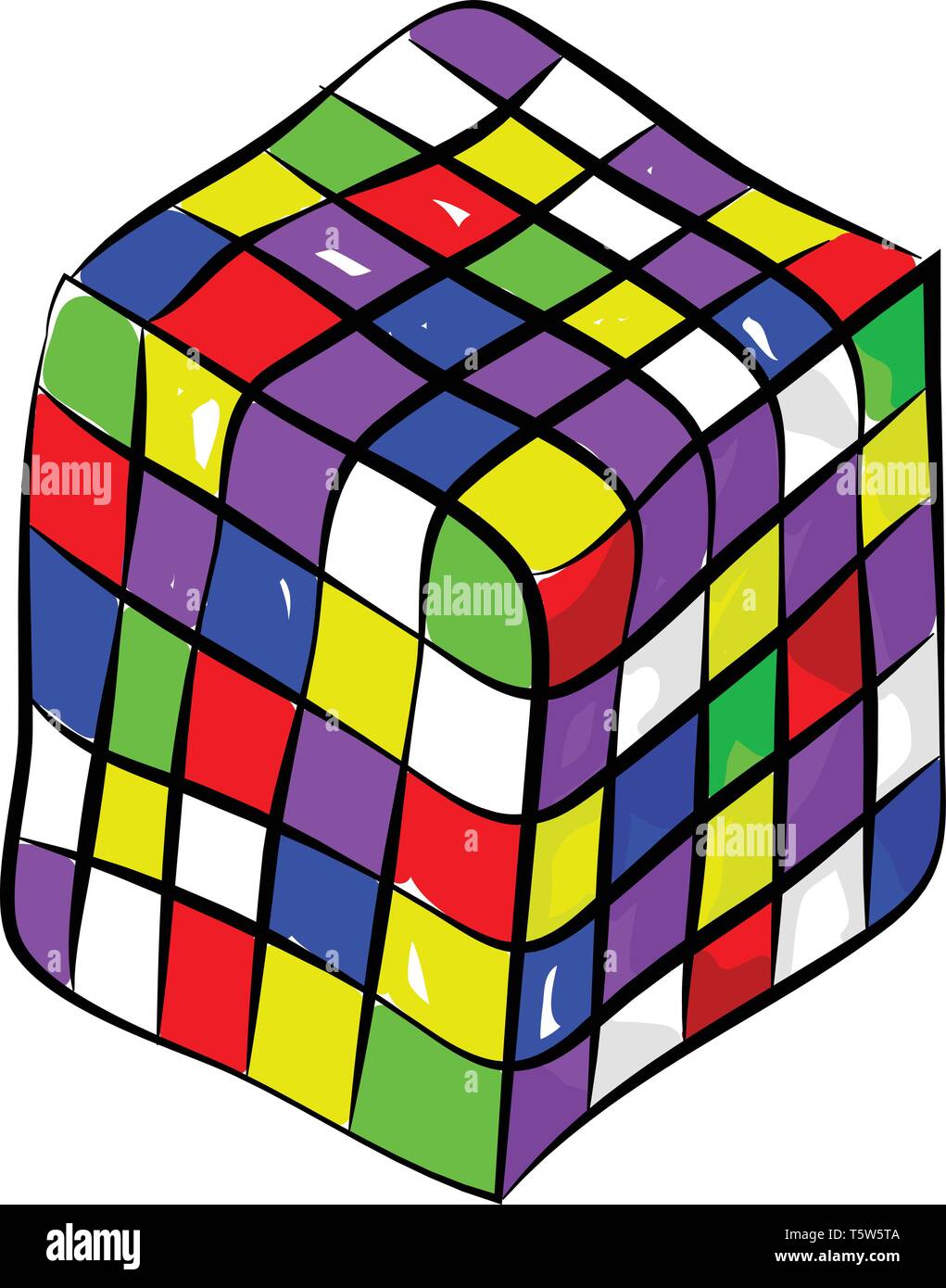 Rubik cube Stock Vector Images - Alamy