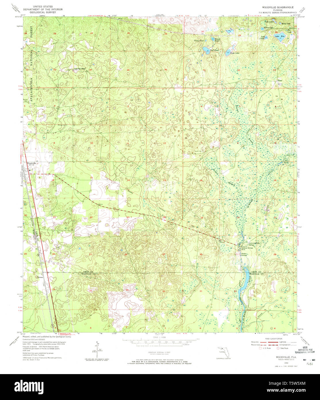 Woodville map hi-res stock photography and images - Alamy