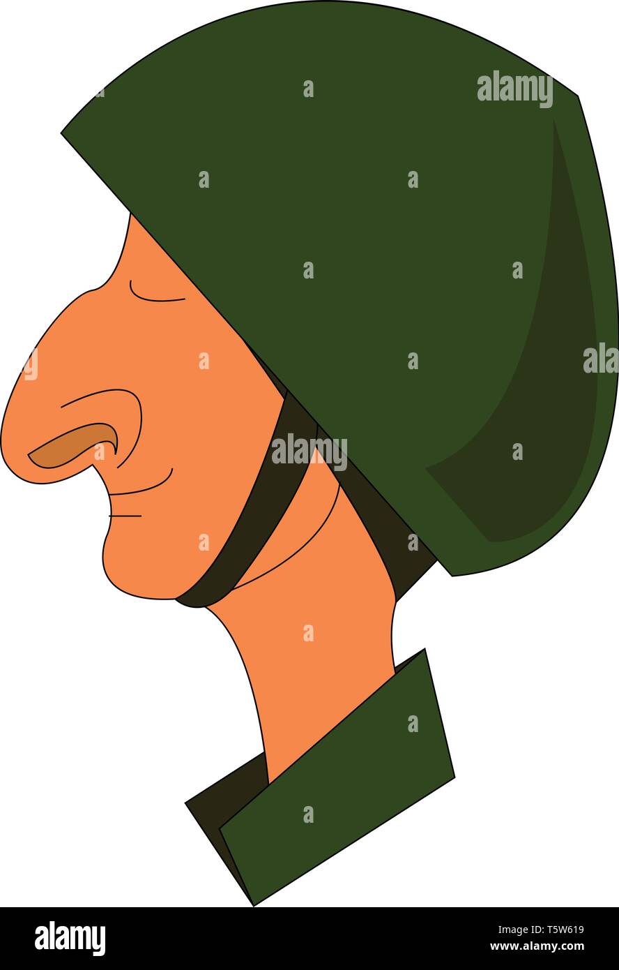 Soldier profile wwii Stock Vector Images - Alamy