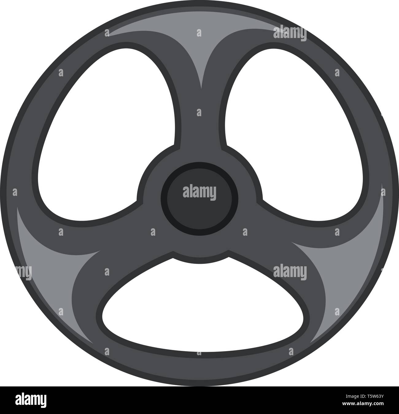 A car steering wheel vector or color illustration Stock Vector Image ...