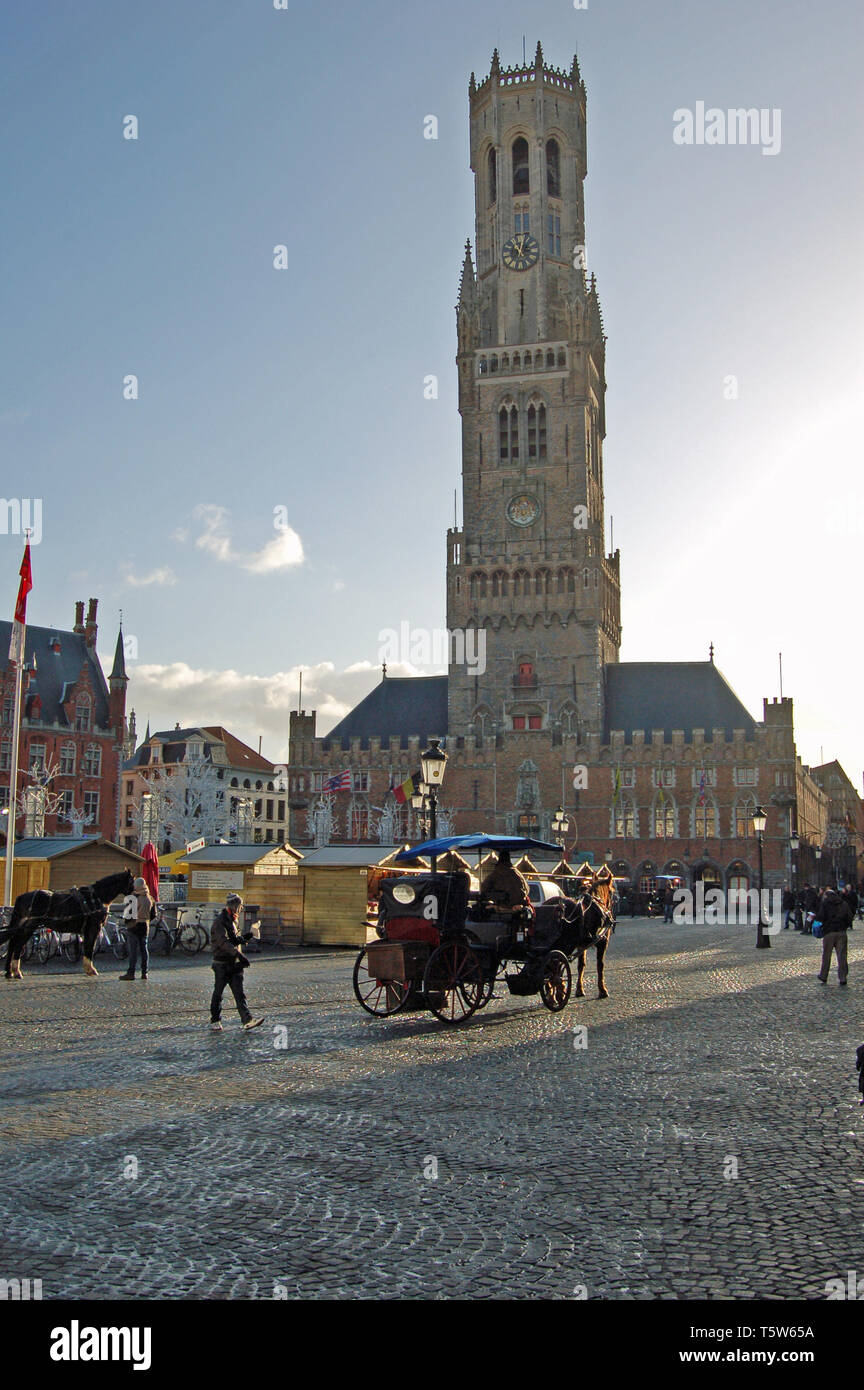 Belfry bruges stairs hi-res stock photography and images - Alamy