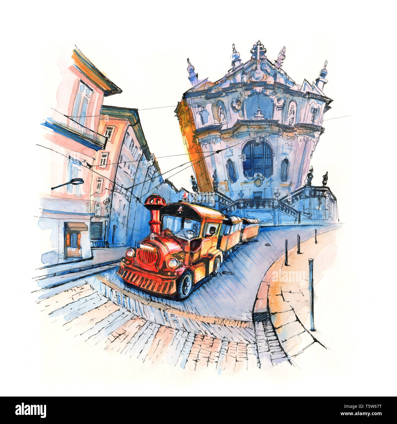 Urban church exterior Cut Out Stock Images & Pictures - Alamy