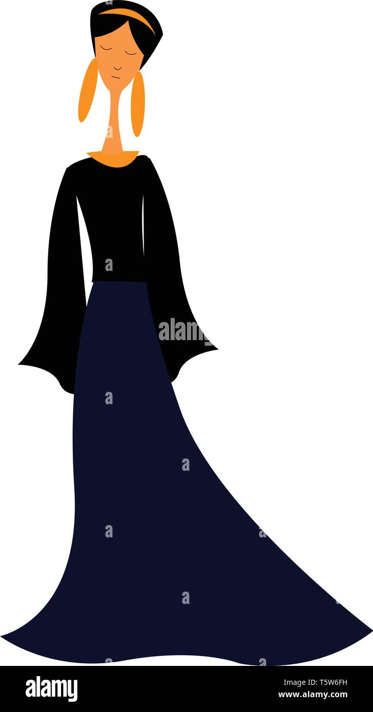 Golden century portrait Stock Vector Images - Alamy