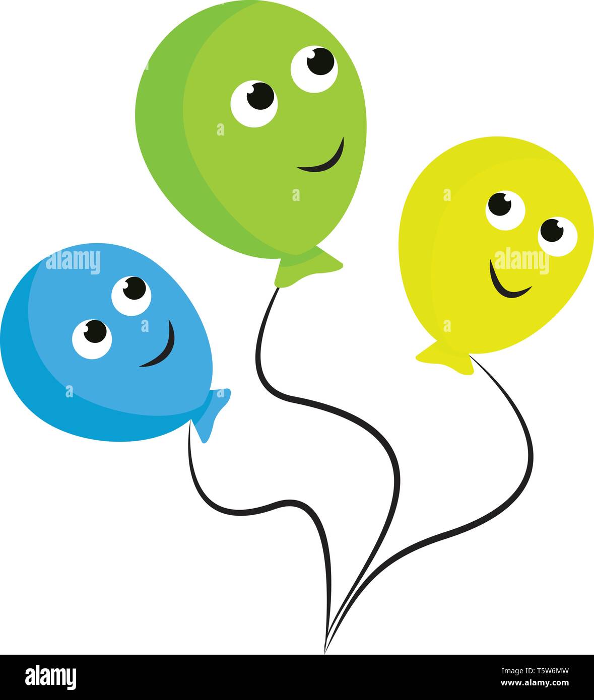 Happy balloons Stock Vector Images - Alamy