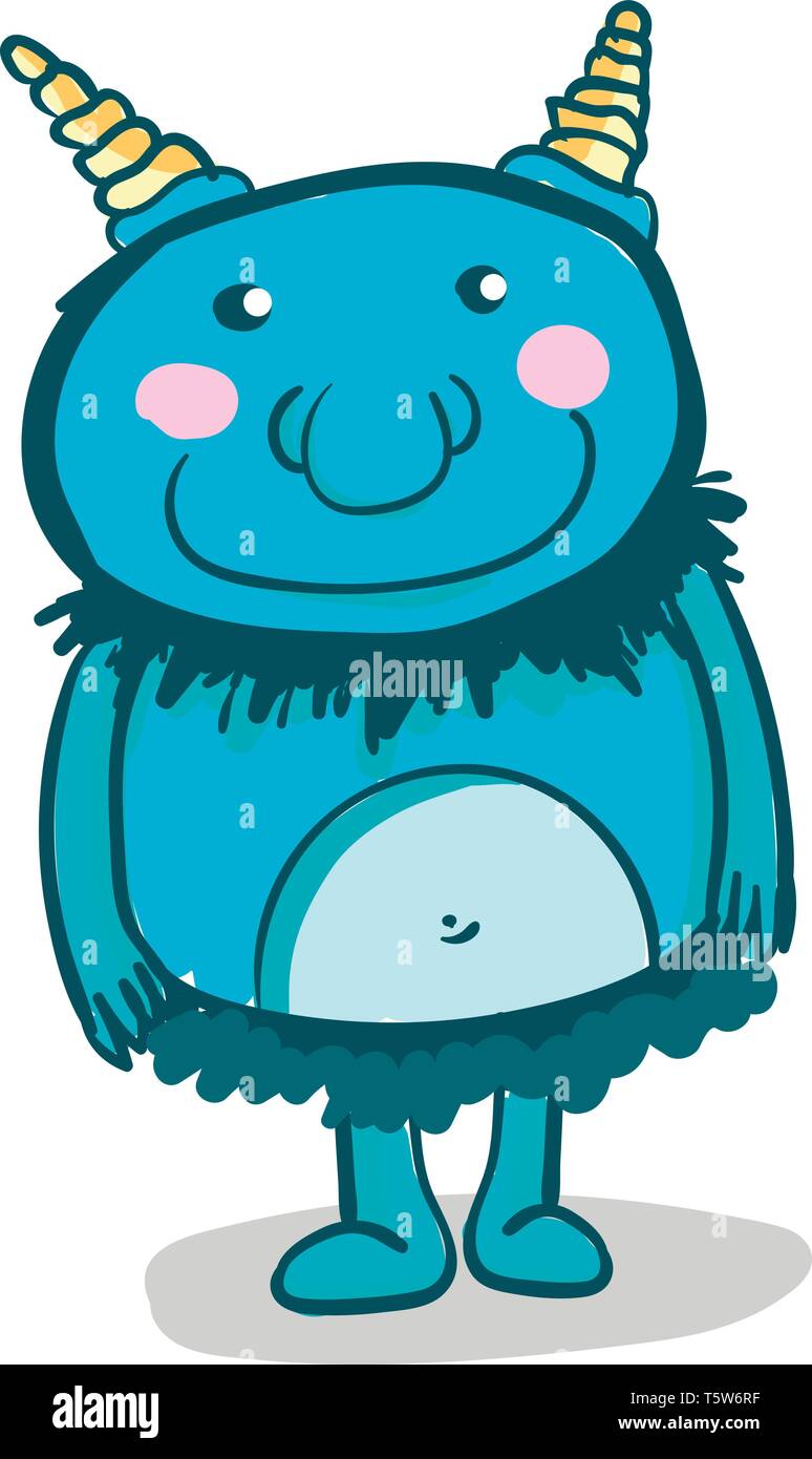 Happy Monster Illustration