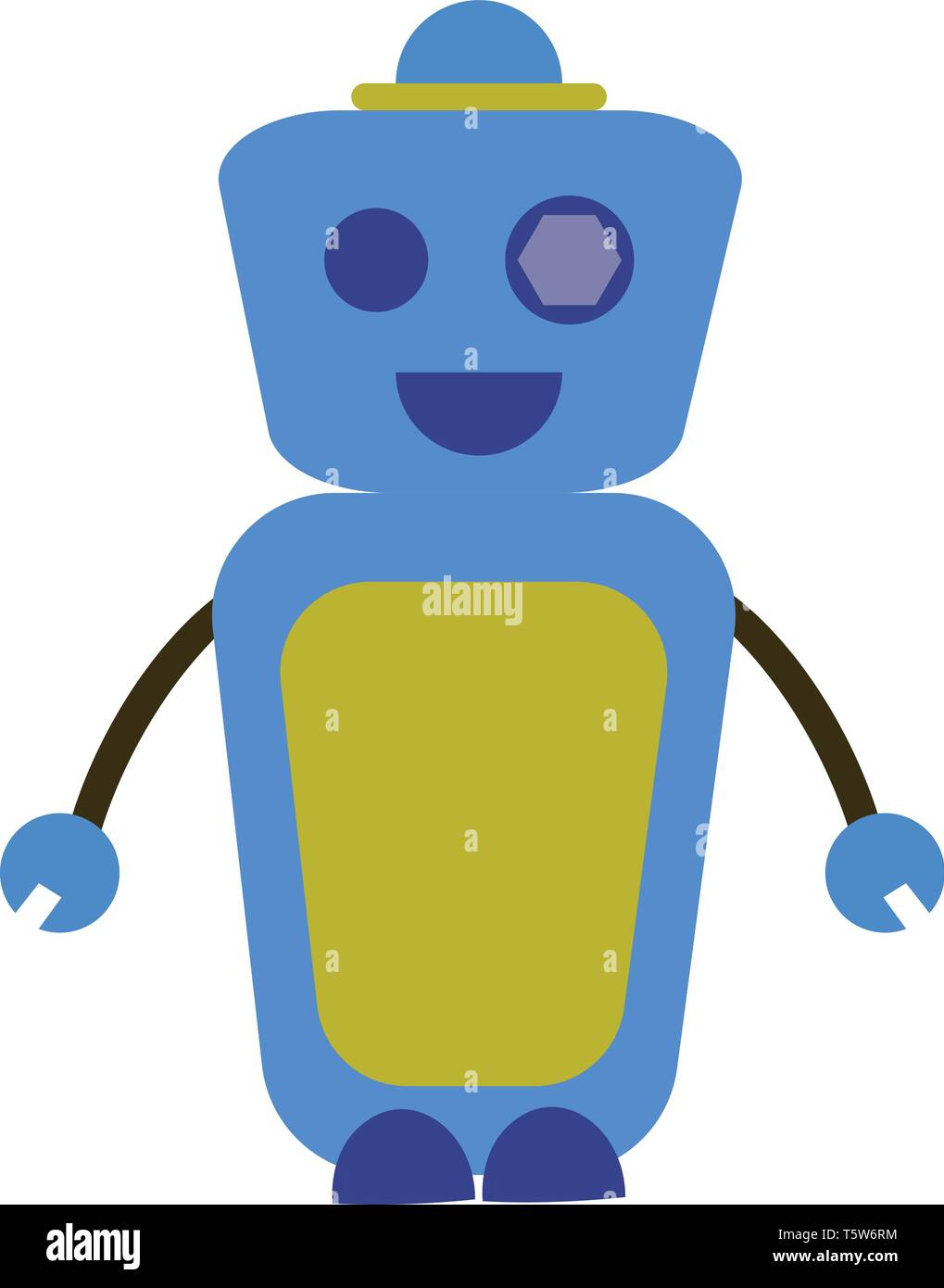 Cute robotics Stock Vector Images - Alamy