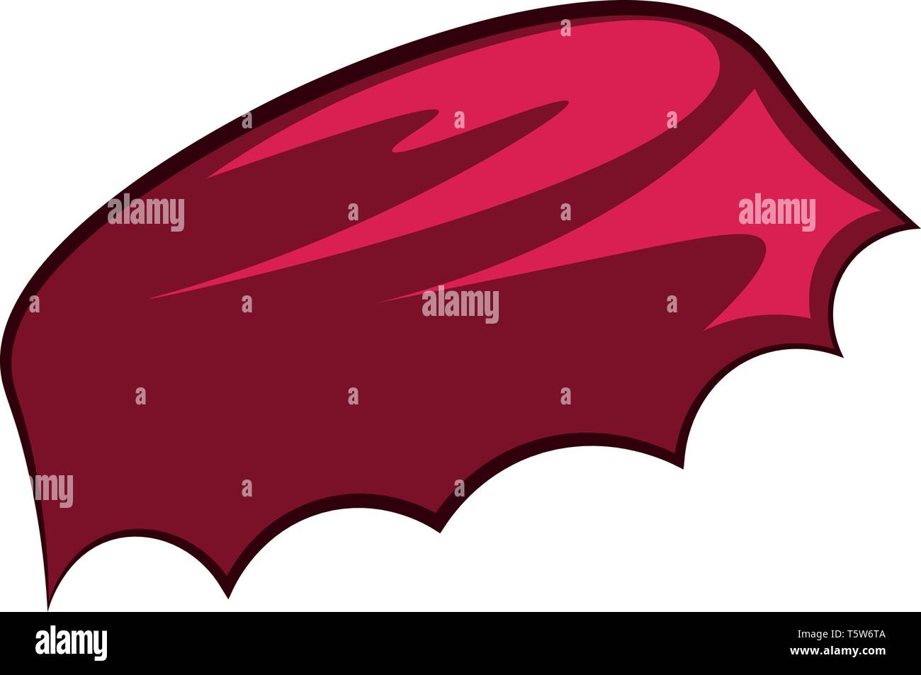 A red colored bottle cap, vector, color drawing or illustration Stock ...
