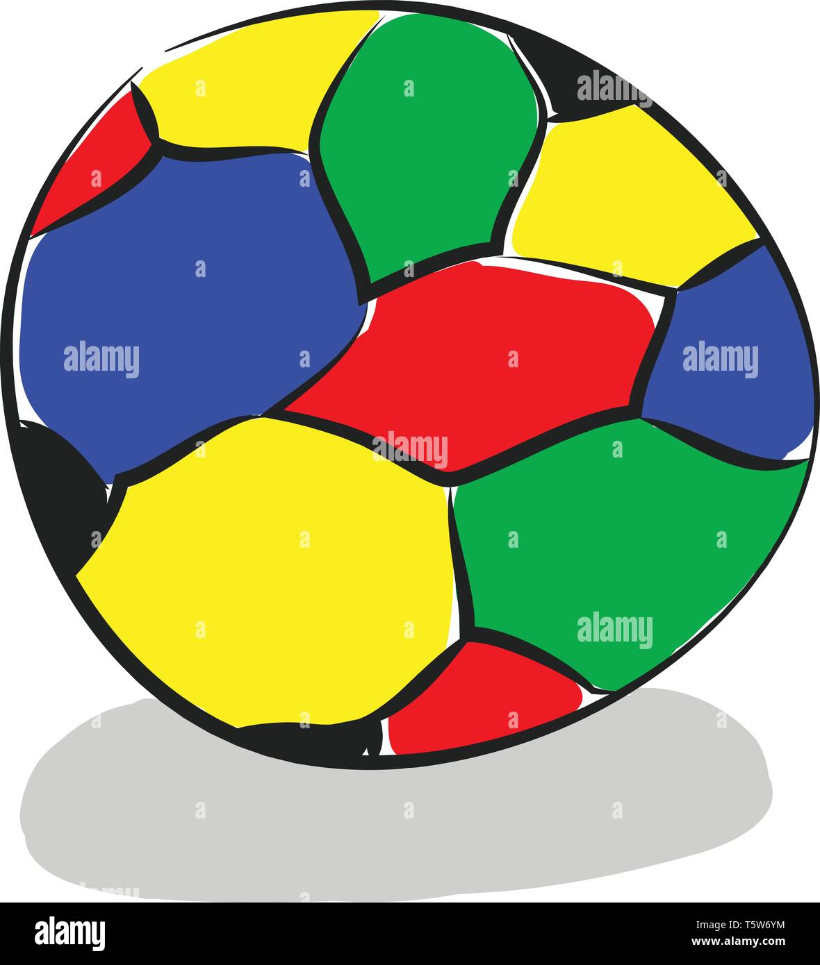 Blue green yellow red pink Stock Vector Images - Alamy