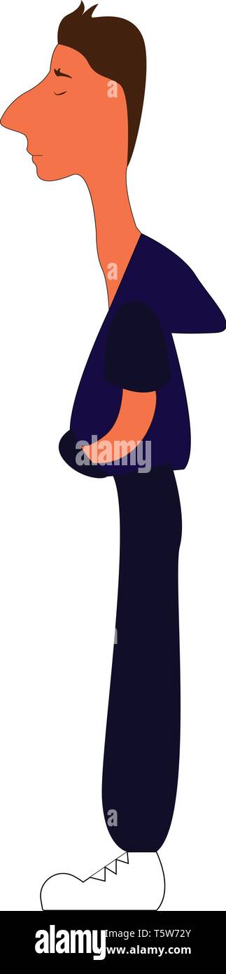 Man wearing shirt black Stock Vector Images - Alamy