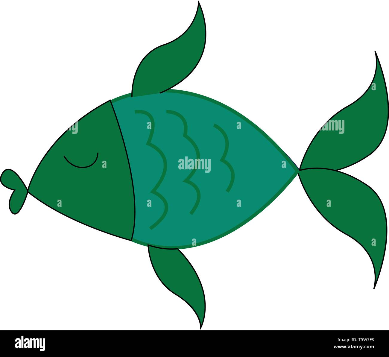 Blue And Green Fish Clip Art