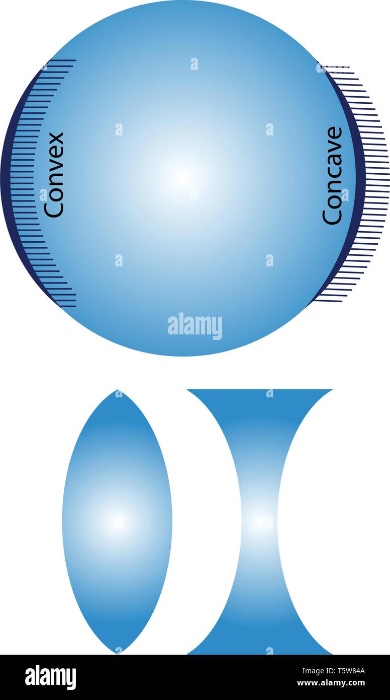 Science lens vector illustration on white background Stock Vector Image ...