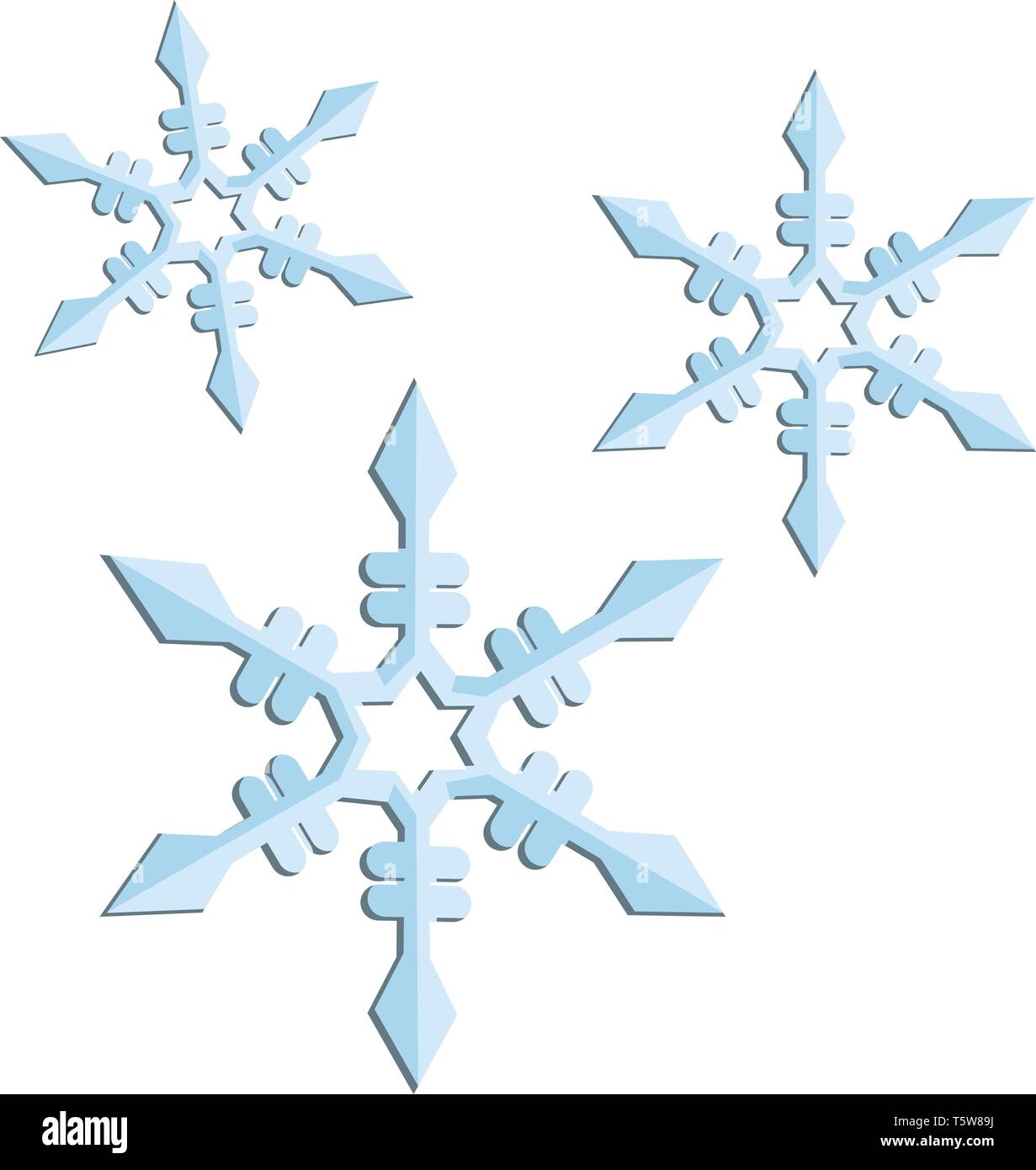 Abstract snowflakes vector vectors Stock Vector Images - Alamy
