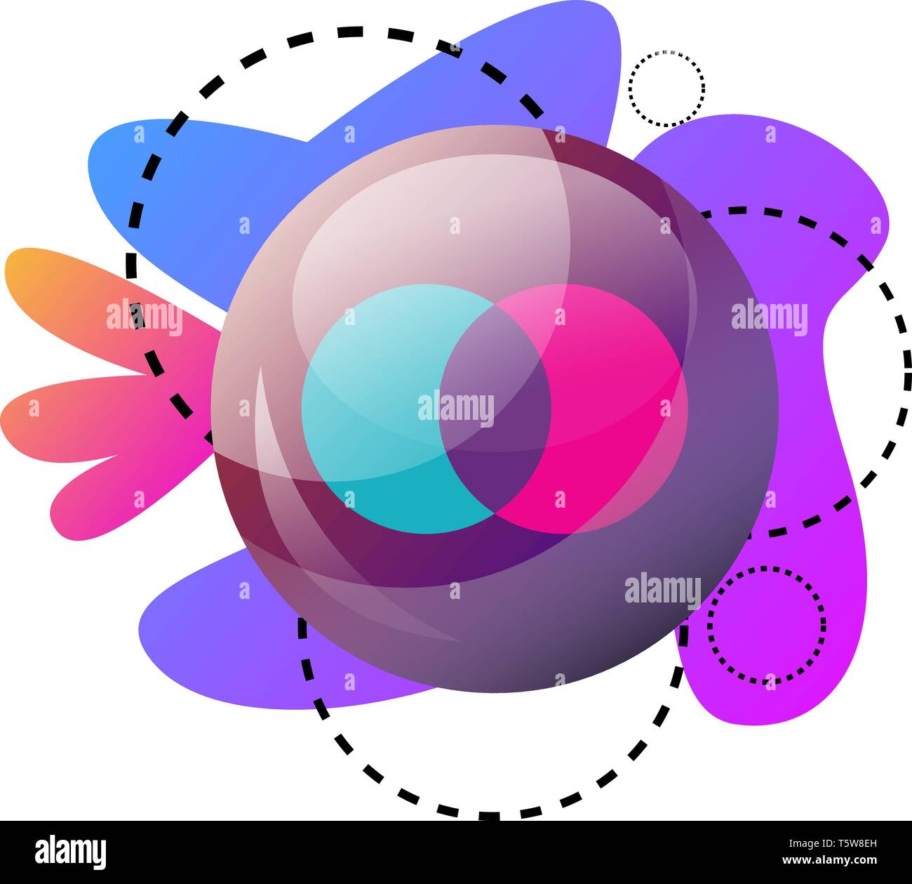 Raya logo bubble with matching colors graphics vector icon illustration ...