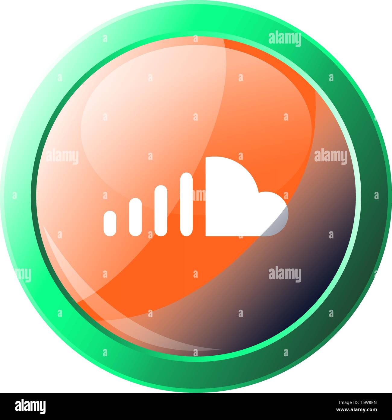 Soundcloud vector vectors hi-res stock photography and images - Alamy