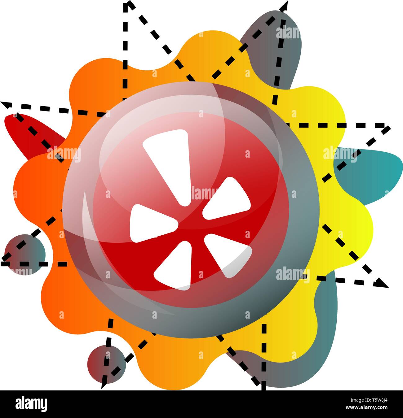 Yelp vector vectors Stock Vector Images - Alamy