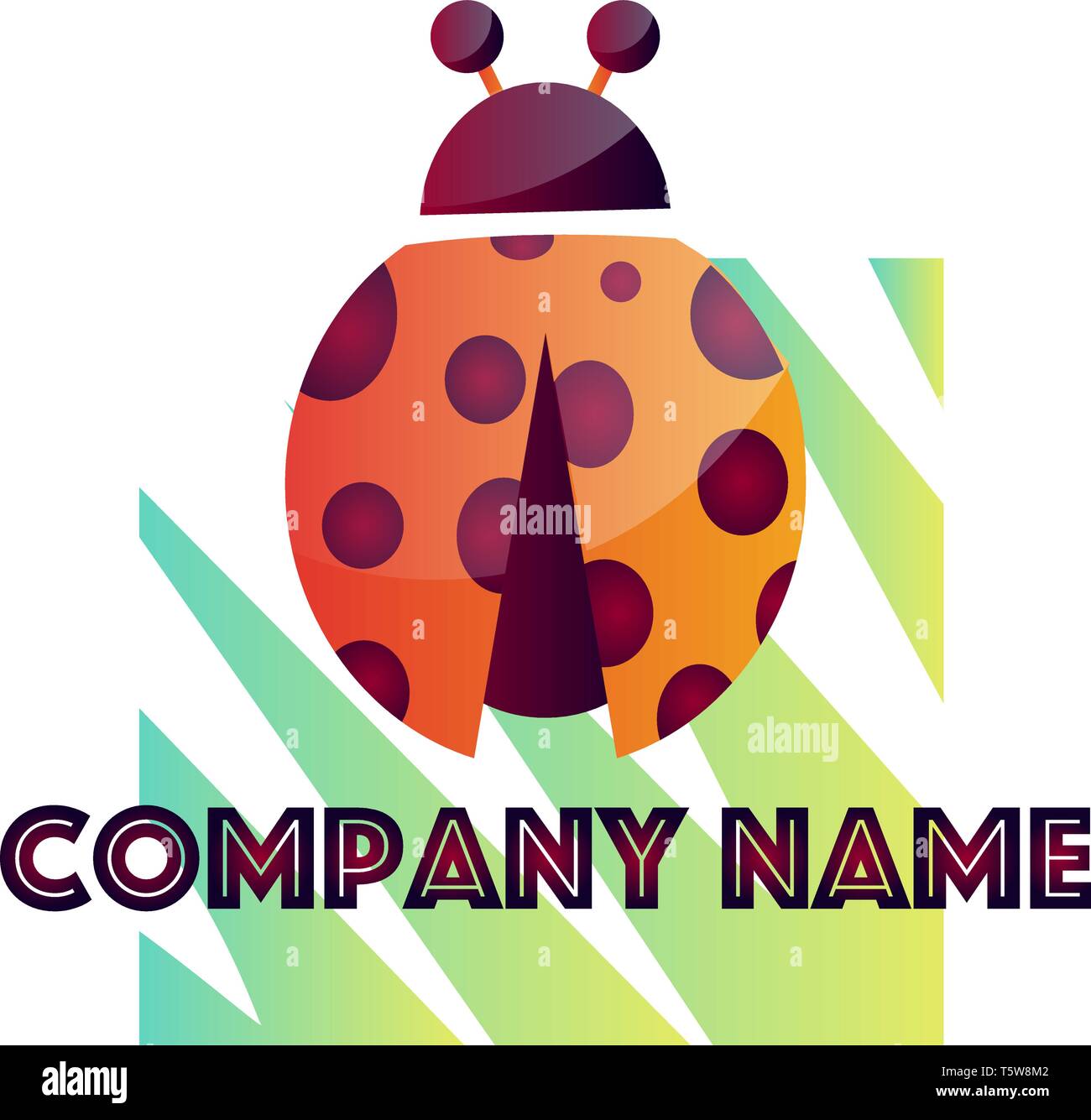 Ladybug logo Stock Vector Images - Alamy