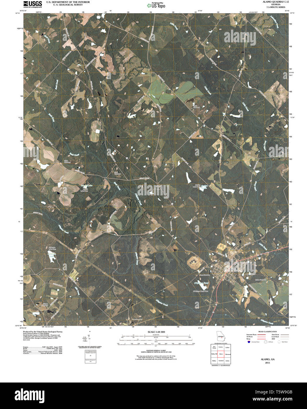 Map of alamo hi-res stock photography and images - Alamy