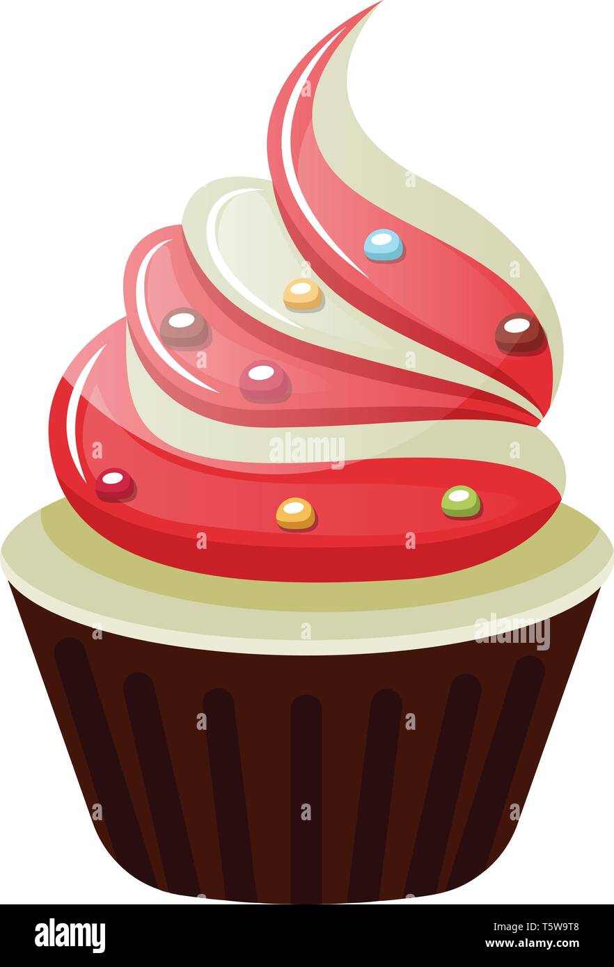 Red Cupcakes Clipart