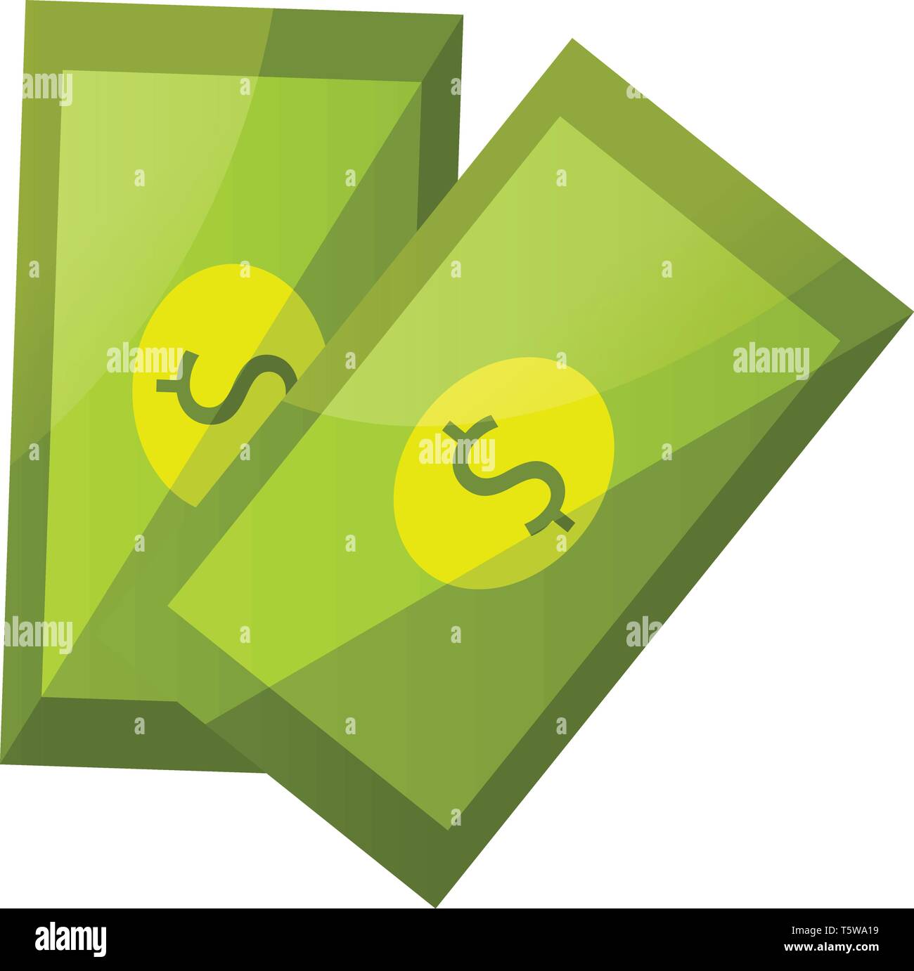 Finance concept dollar bills Stock Vector Images - Alamy