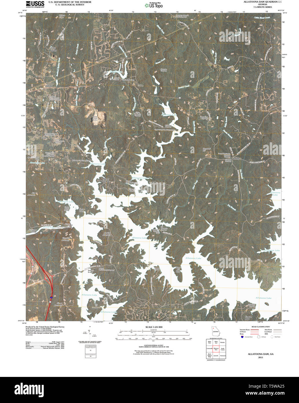 Allatoona dam hi-res stock photography and images - Alamy