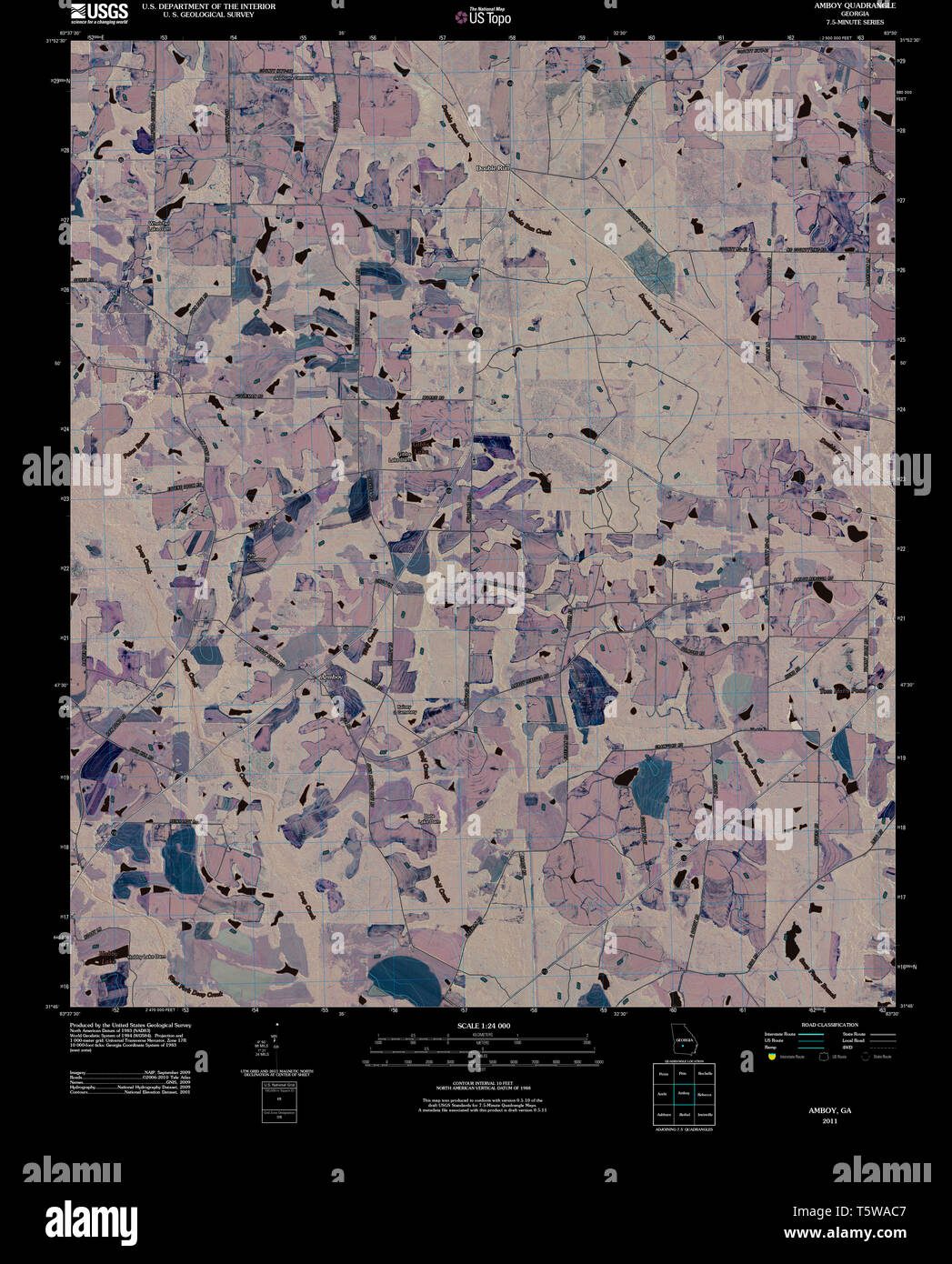 Amboy map hi-res stock photography and images - Alamy