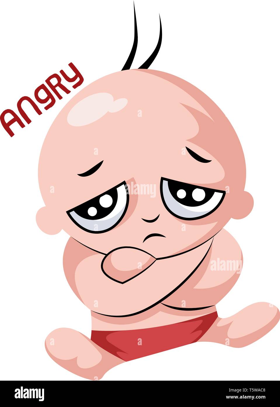 Sad baby face Stock Vector Images - Alamy