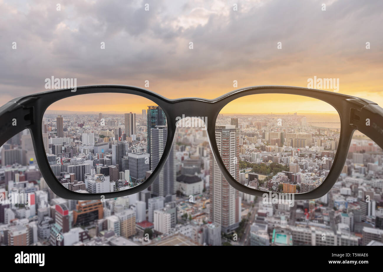 Aerial visual city hi-res stock photography and images - Alamy