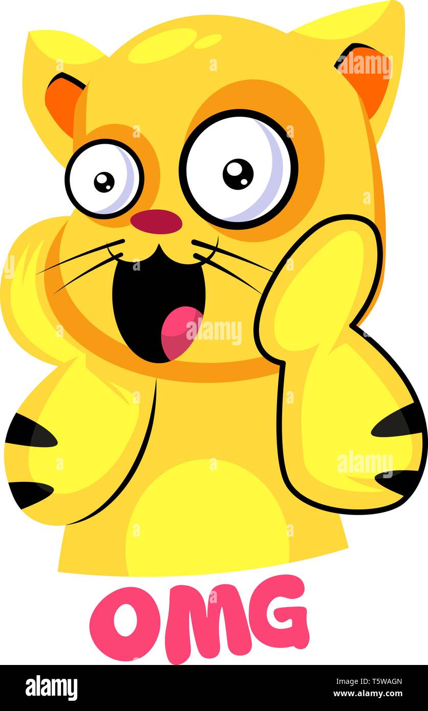 Omg icon vector vectors hi-res stock photography and images - Alamy
