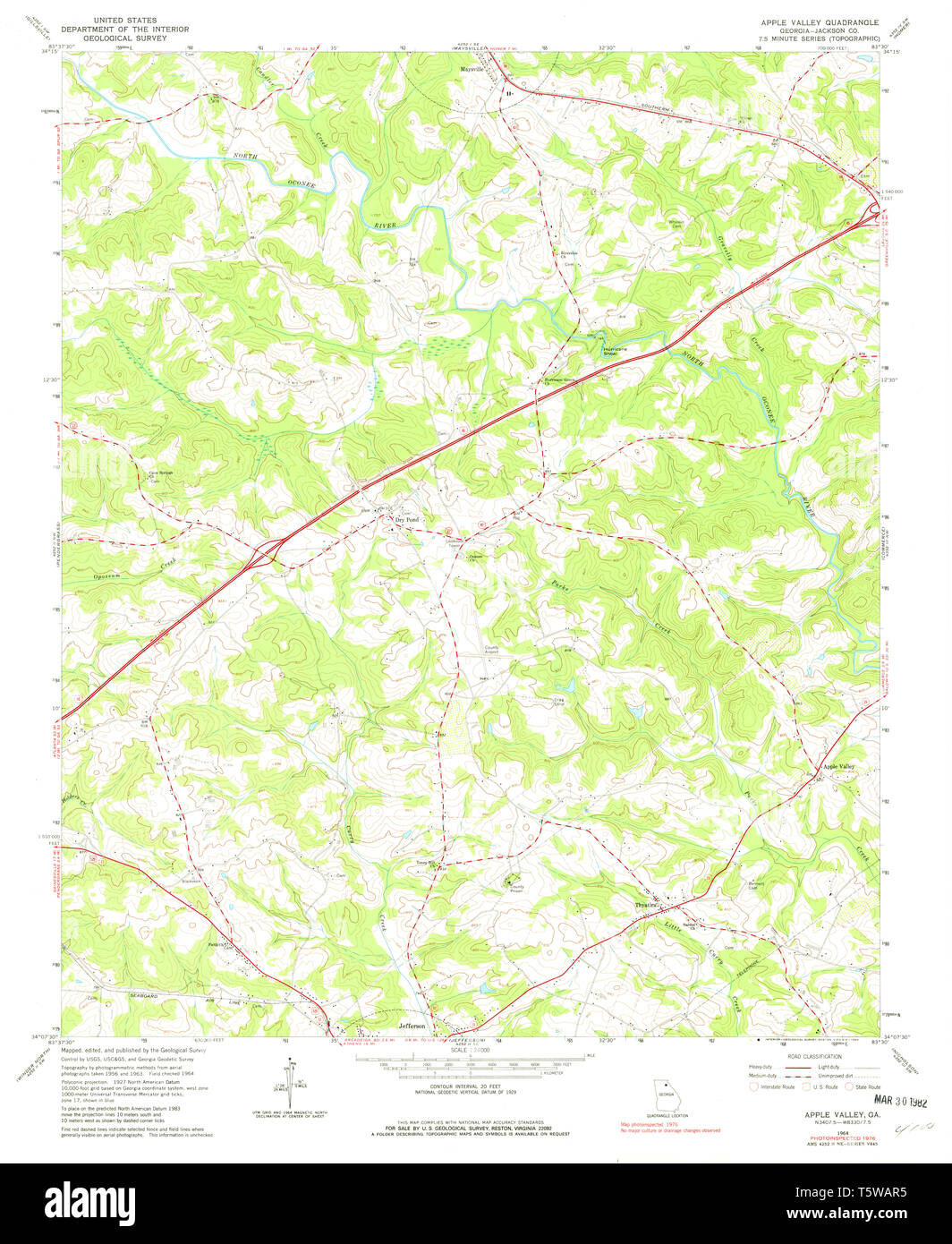 Map of apple valley hi-res stock photography and images - Alamy