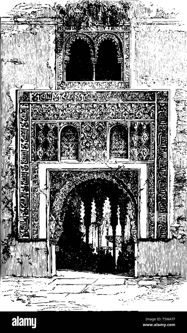 Alhambra the red fortress a palace and fortress the Moorish rulers in ...