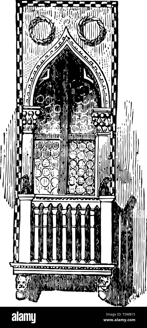 Balustrade window Black and White Stock Photos & Images - Alamy