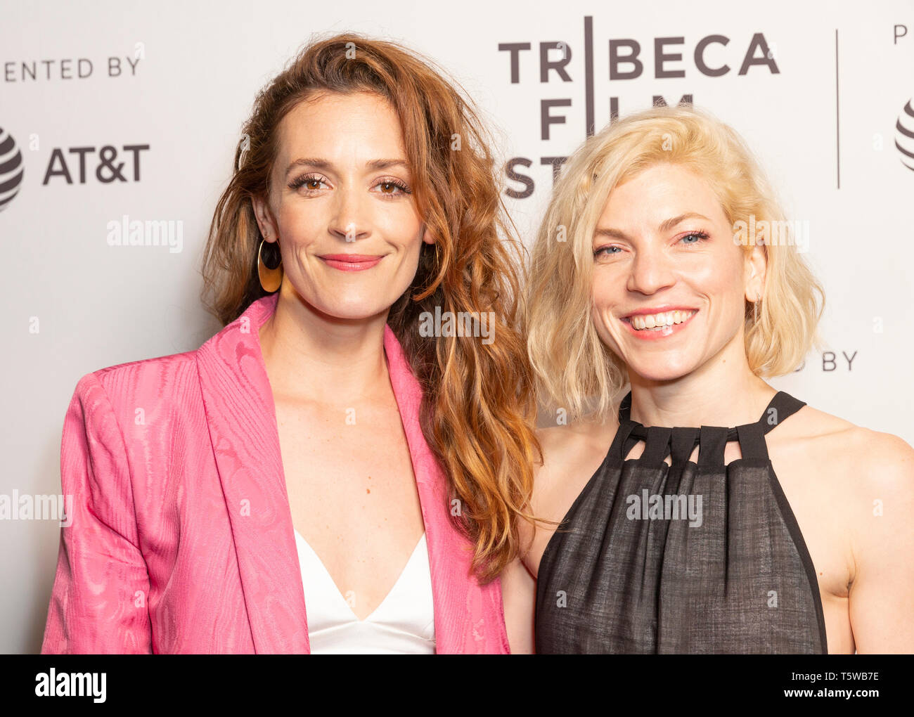 New York, NY - April 26, 2019: Danielle Krudy, Bridget Savage Cole ...
