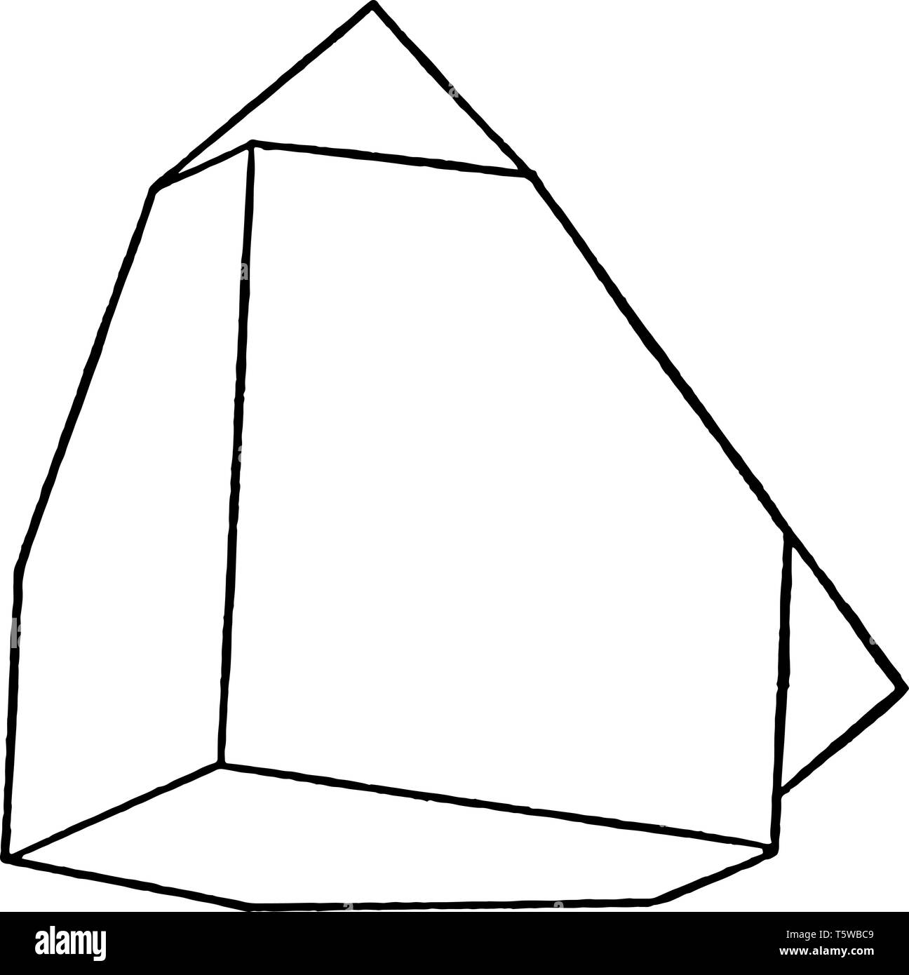 This diagram represents Copper Contact Twin, vintage line drawing or ...
