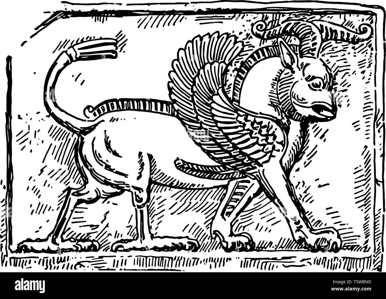 Assyrian relief Black and White Stock Photos & Images - Alamy