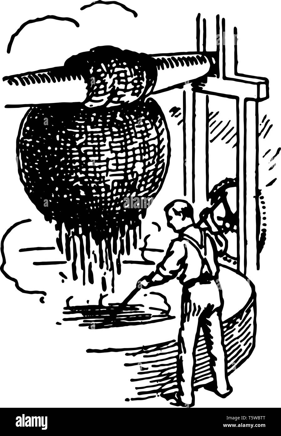 Dry drawing method Stock Vector Images - Alamy