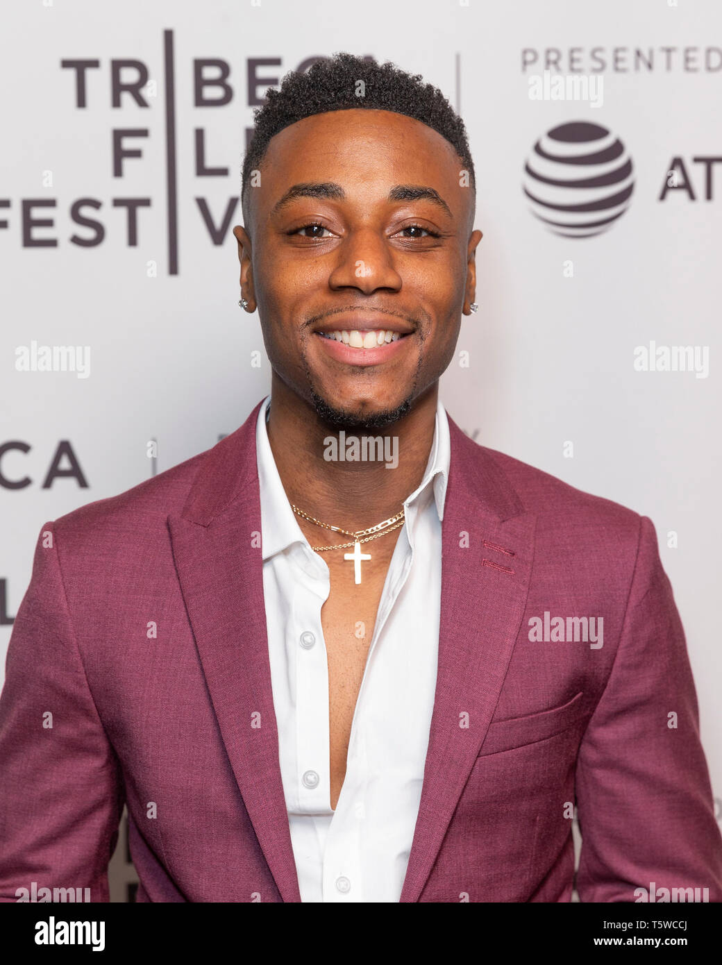 New York, NY - April 26, 2019: Chris Jarell attends world premiere of ...