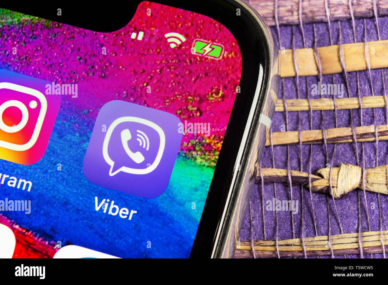 Viber icon hi-res stock photography and images - Alamy