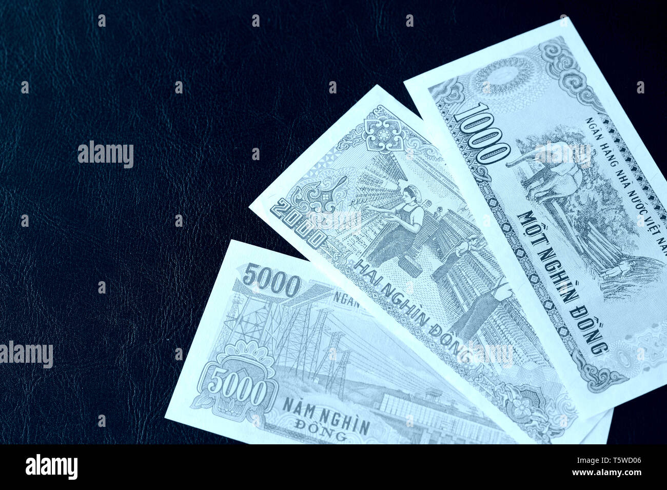 Vietnamese dong currency note sign hi-res stock photography and images ...