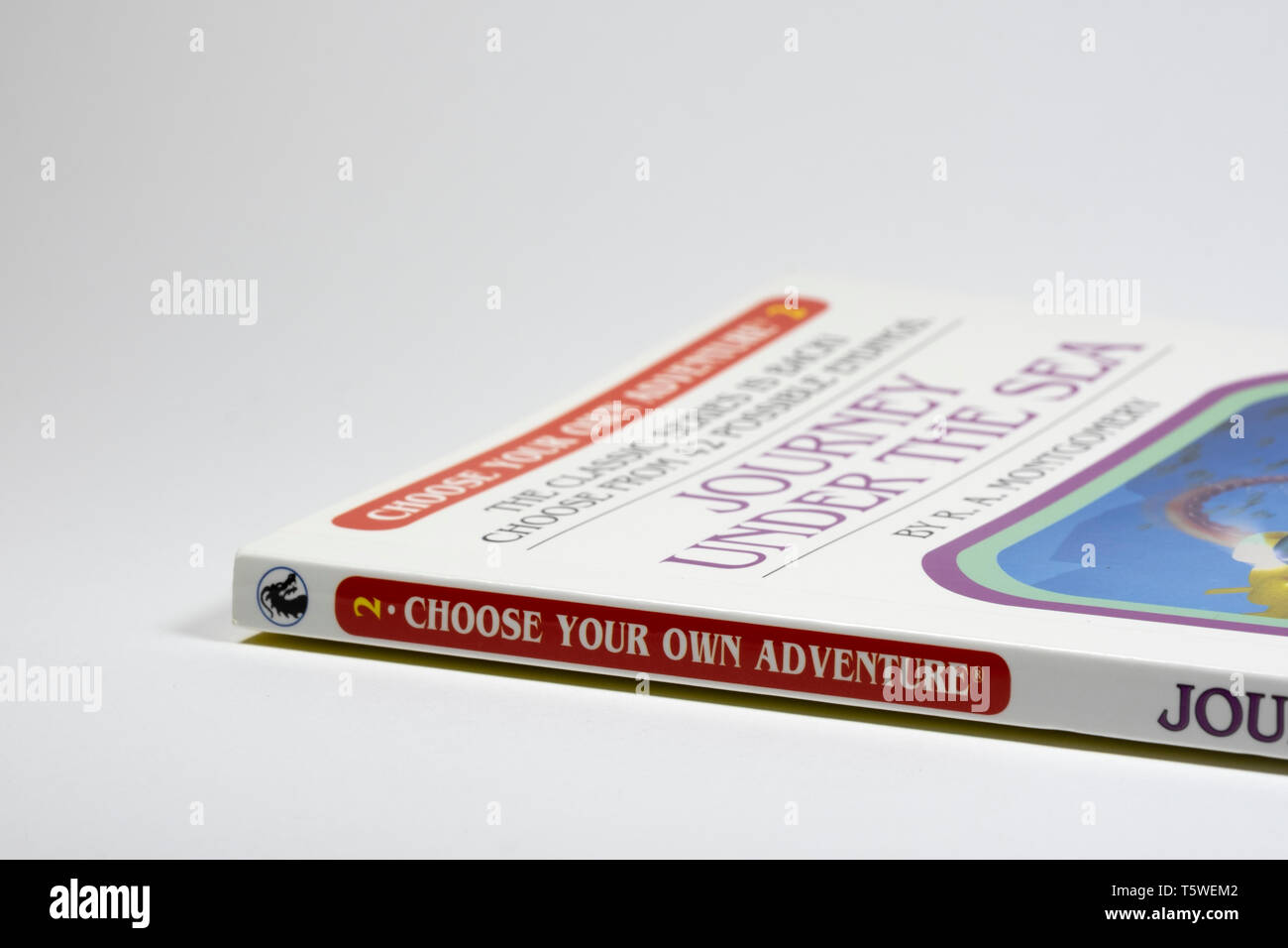 Choose Your Own Adventure Book against a white background Stock Photo ...