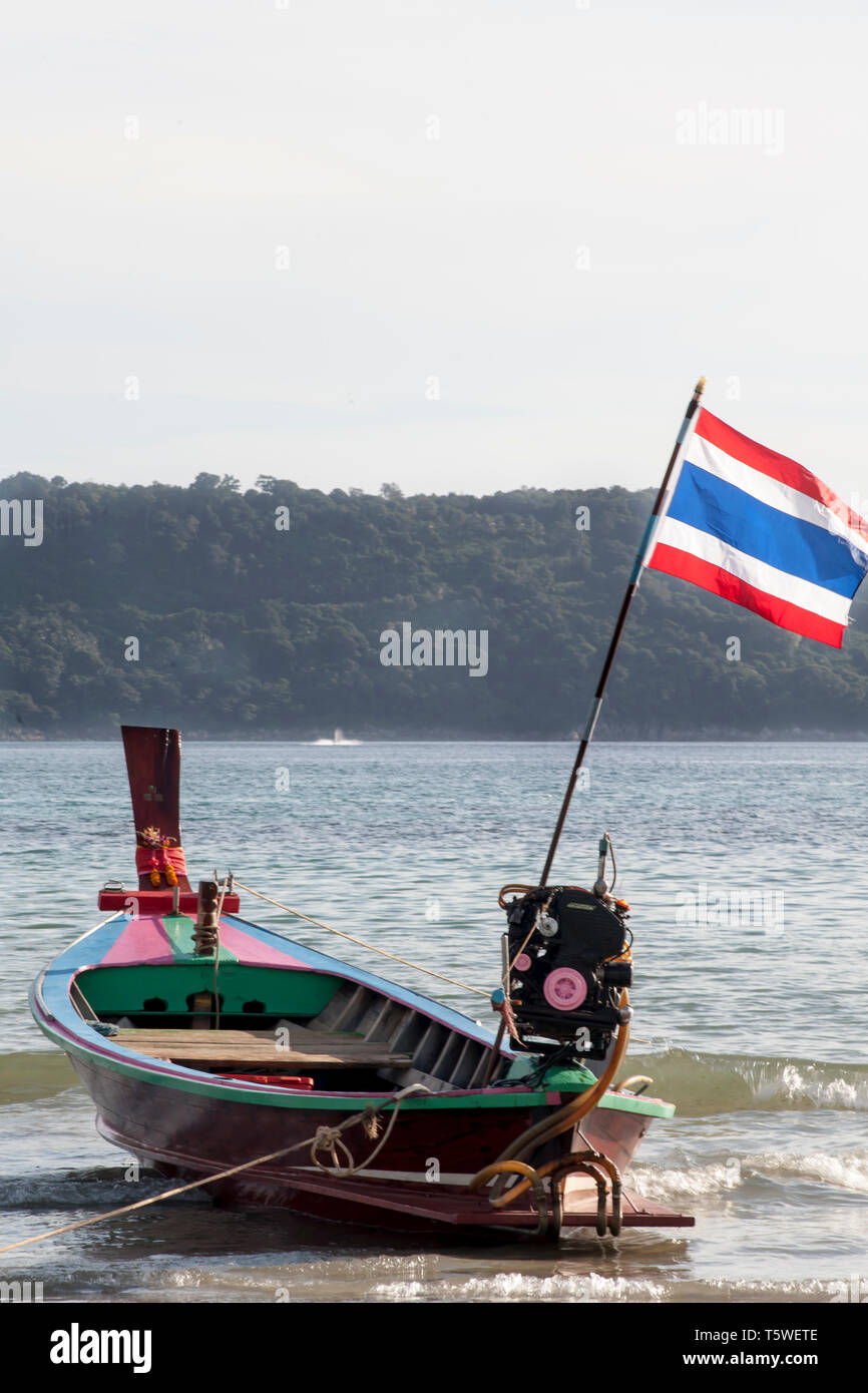 Asia thailand phuket thailand flag hi-res stock photography and images ...