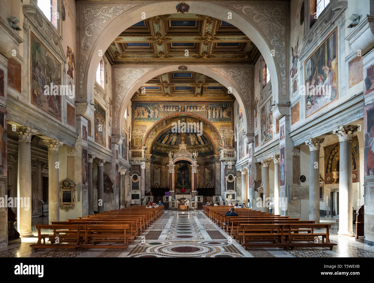 Basilica of saint praxedes hi-res stock photography and images - Alamy