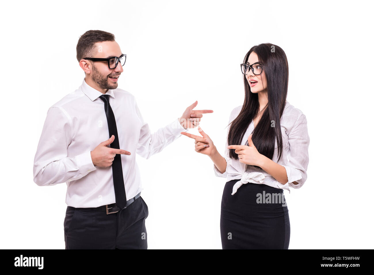 Professional couple suits hi-res stock photography and images - Alamy