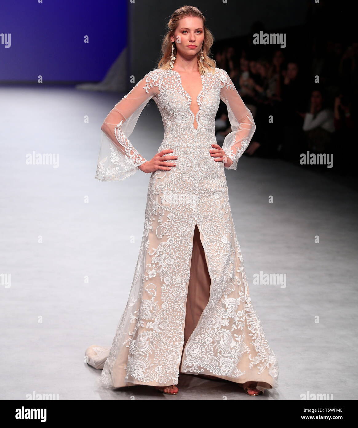 23 April 2019, Valmont Barcelona Bridal Fashion Week , Maria Salas show ...