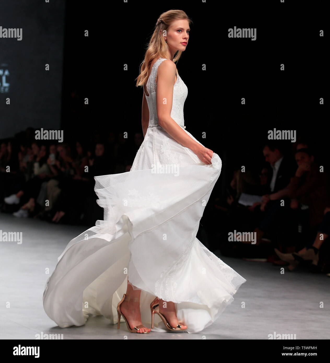 23 April 2019, Valmont Barcelona Bridal Fashion Week , Maria Salas show ...
