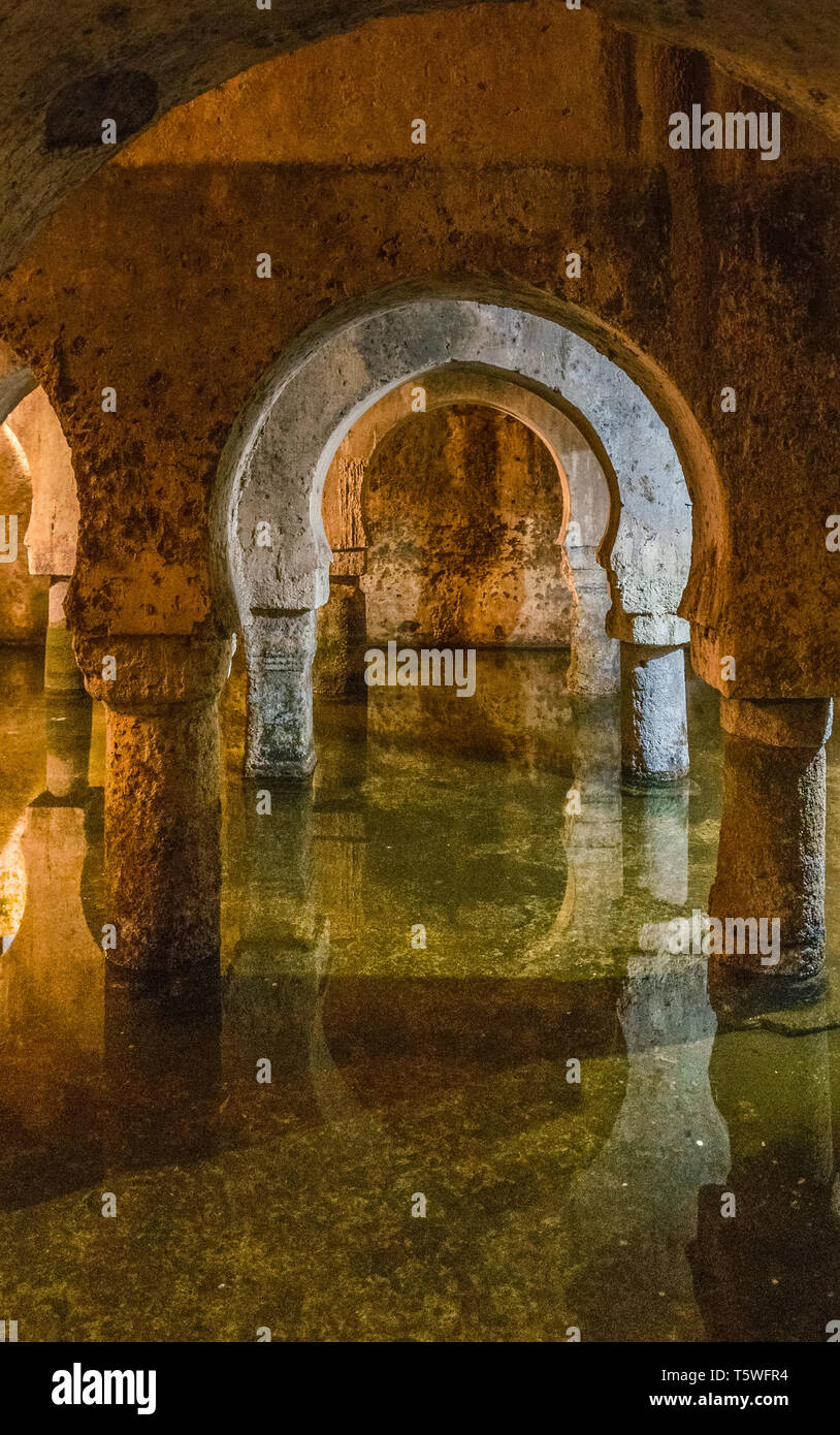 Caceres, Spain - April 2019: Hispanic Arabic cistern, former mosque in ...