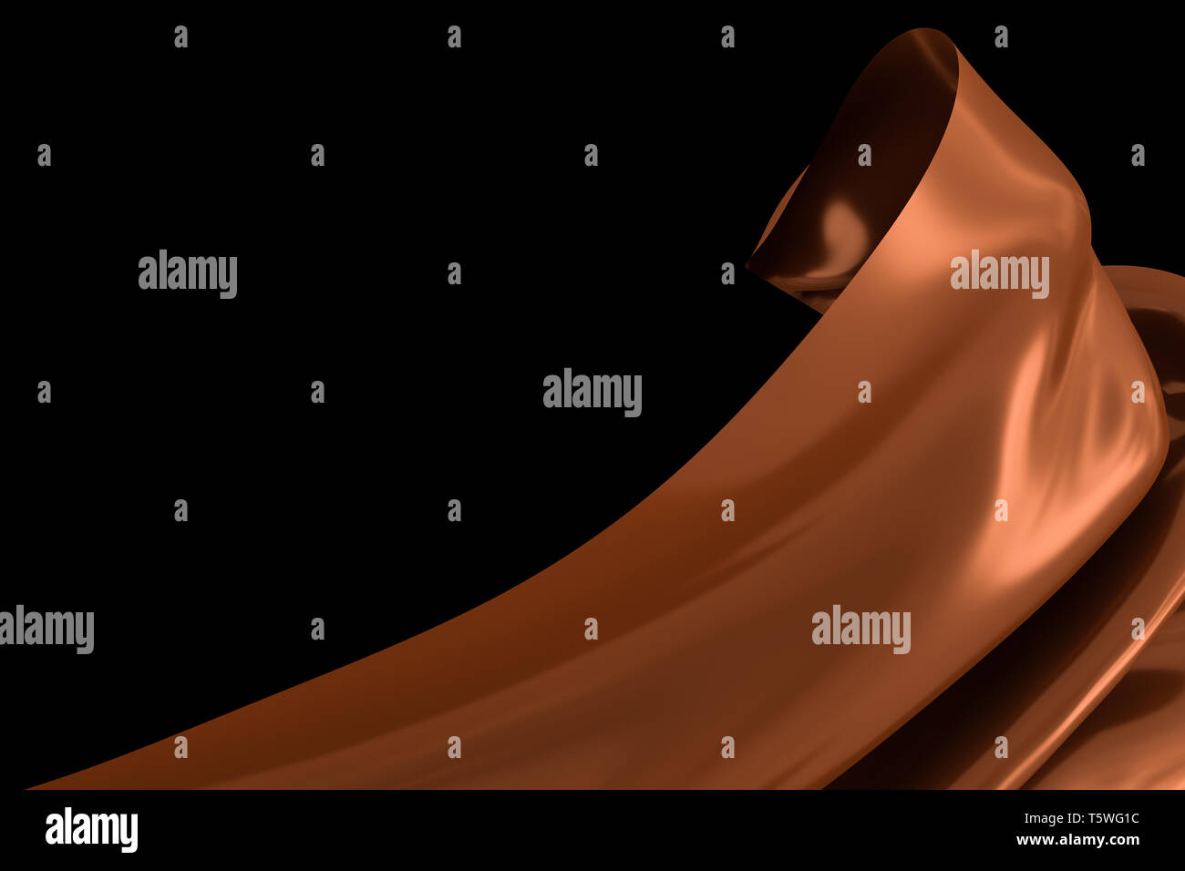 3d rendering, flowing cloth background. Computer digital background ...